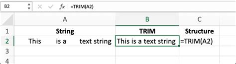How To Use The Trim Function In Microsoft Excel