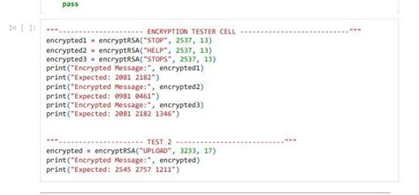 Solved Implement The Function Encryptrsa Message N E Chegg