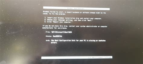 When I Try To Windows 11 It Show Windows Failed To Start How Solve Microsoft Community