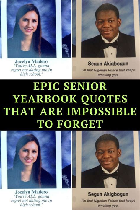 Epic Senior Yearbook Quotes That Are Impossible To Forget Artofit