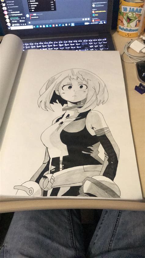 My Drawing Of Ochako Scrolller