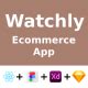 Watchly ANDROID IOS FIGMA UI Kit React Native Ecommerce Watch APP By FlutterVision