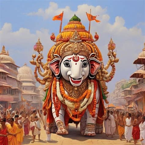 Premium Photo The Annual Grand Rath Yatra Or Car Festival Of Lord