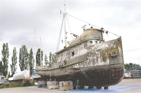 Celebrated Steinbeck Boat At Port Townsend Boat Haven Peninsula Daily