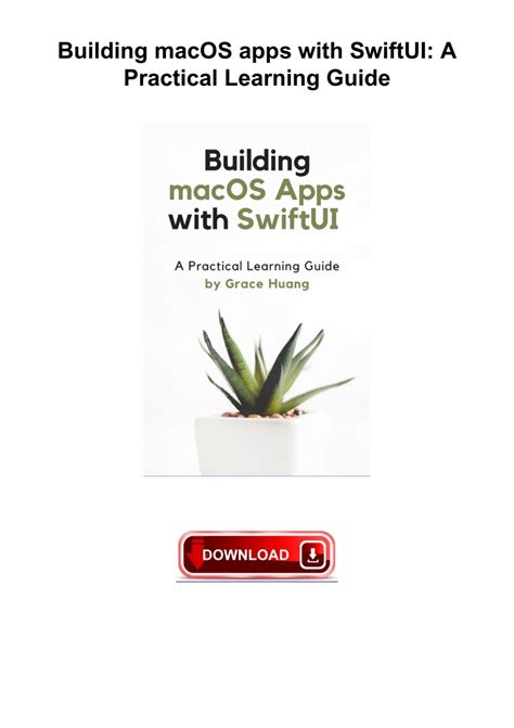 Pdf Download Free Building Macos Apps With Swiftui A Practical