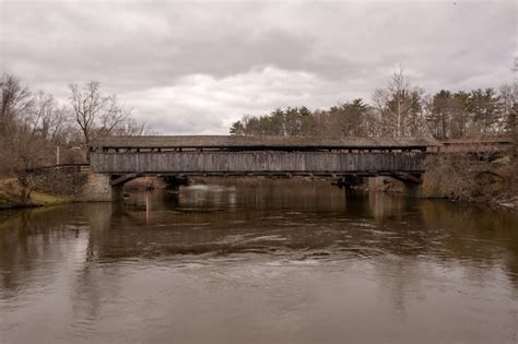 Premium Photo Perrines Bridge Is The Second Oldest Covered Bridge In