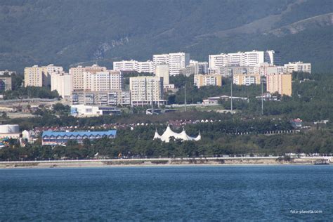 Вид на город с моря Геленджик Геленджик Фотопланета
