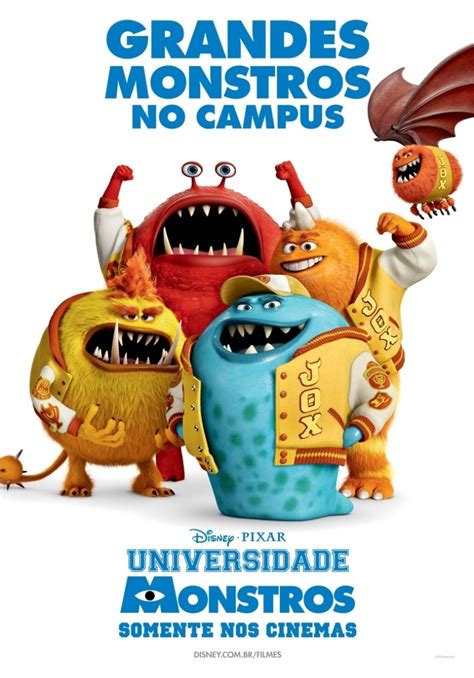 Cartazes De Personagens E Fraternidades De Universidade Monstros