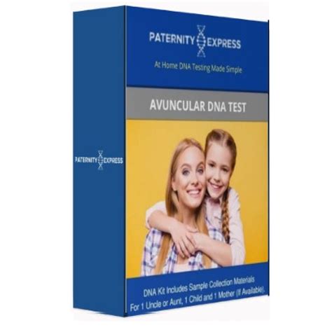 Home Avuncular Dna Test Kit W Mother Easy Home Dna Testing By Paternity Express
