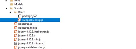 reactjs with asp mvc setup using npm babel and webpack