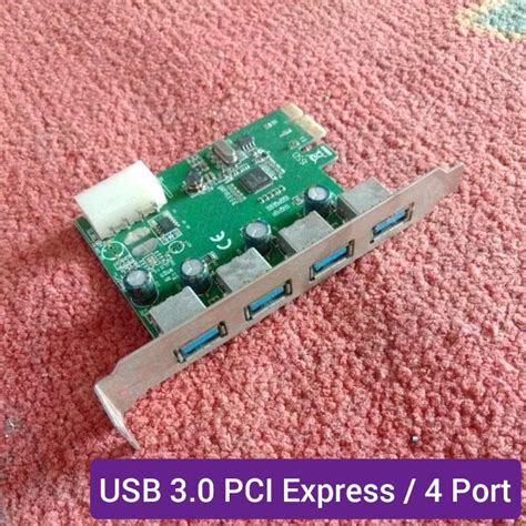Jual Usb 3 0 Pci Express Adapter 4 Port Shopee Indonesia