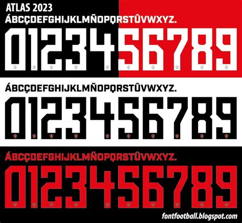 Font Football Font Vector Atlas 2023 Kit