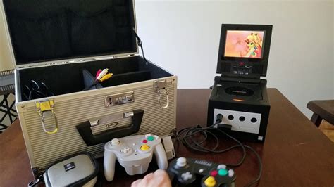 Nintendo Gamecube With Intec Portable Screen Custom Bundle