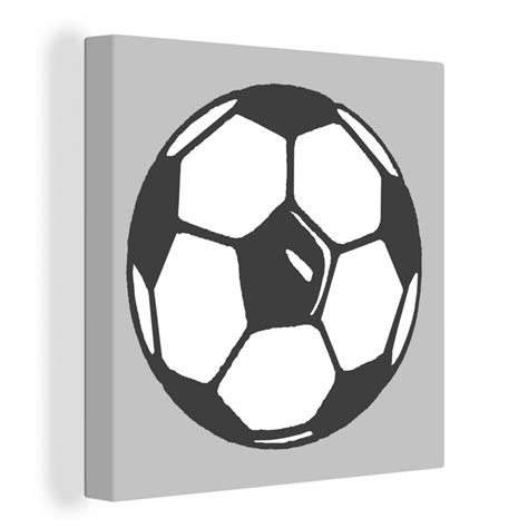Onemillioncanvasses® Leinwandbild Eine Illustration Von Einem Fußball