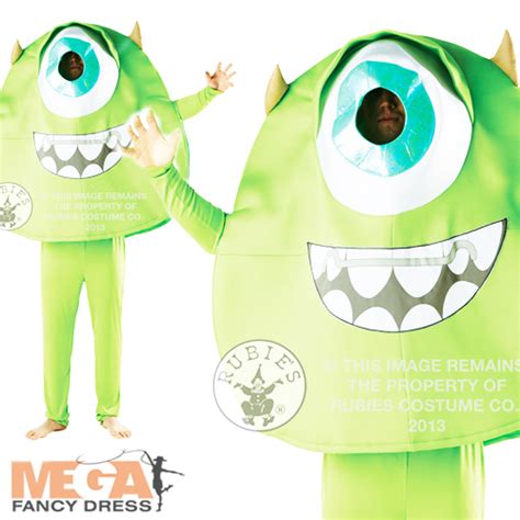 Mike Monsters Inc Costume Unisex University Movie Adults Halloween
