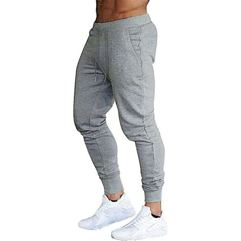 Hood Crew Mens Slim Joggers Workout Pants For Gym Running And Body