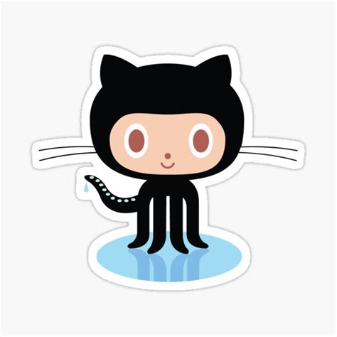 Github Octocat Sticker For Sale By Cadcamcaefea Redbubble