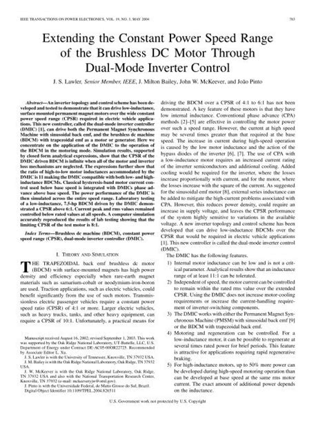 Ieee Transactions On Power Electronics Vol 19 No 3 May