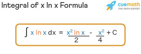 Integral Of Xlnx Formula Proof Examples Definite Integral Of Xlnx