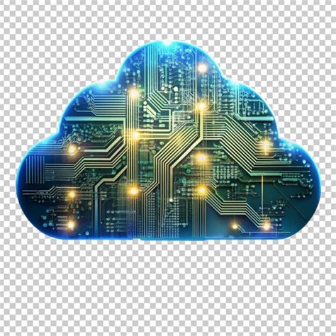 Cloud Computing System Premium Ai Generated Psd