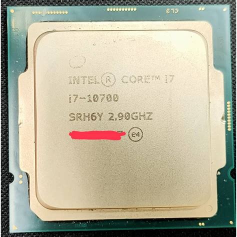 二手 中古 良品 可刷卡 Cpu 十代 I7 10700 有內顯 8核16緒 1200腳位 29~48ghz 蝦皮購物
