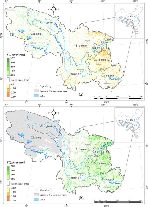 Spatiotemporal Patterns Of The Human‐induced Sv Svh Cover Trend A