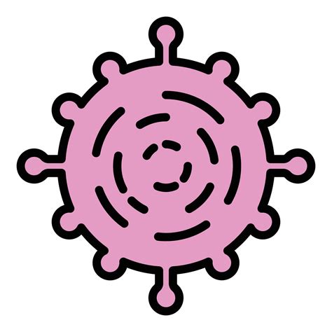 Adenovirus Icon Color Outline Vector 15145223 Vector Art At Vecteezy