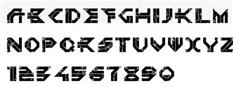 Futuristic Design Fonts Urban Creatures