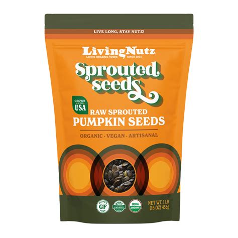 Sprouted Pumpkin Seeds Organic Pumpkin Seeds Organic Seeds