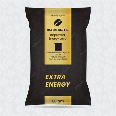 Premium Vector Coffee Beans Packaging Design Vector