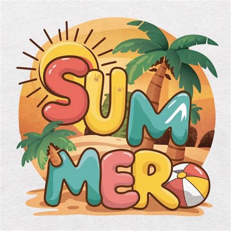 Premium Photo Summer The Hottest Season Celebration Presentation