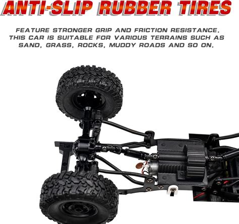 Wpl C24 1 16 Rc Crawler Rc Car Upgraded 1200mah Battery Rc Rock Crawler