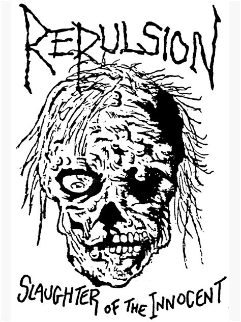 Repulsion Band Poster For Sale By Neonlucifer Redbubble