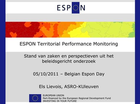 Ppt Espon Territorial Performance Monitoring Powerpoint Presentation