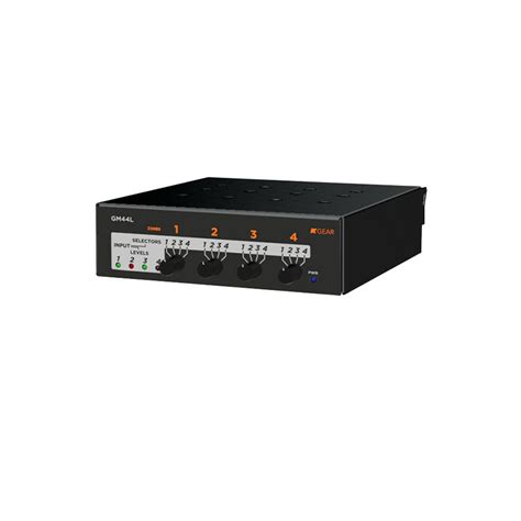 Gm44l 4 Zone Analog Audio Matrix By Kgear Procom Middle East