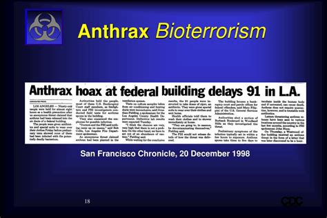 Ppt Bioterrorism An Overview Powerpoint Presentation Free Download Id 3264469