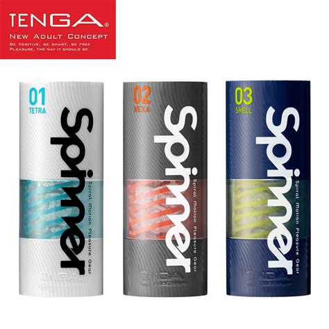 Japan Original Tenga Spinner Reusable Spiral Sex Cup Soft Silicone