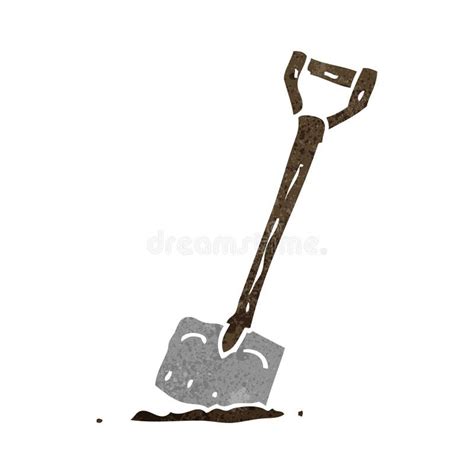 Retro Cartoon Spade Stock Illustration Illustration Of Colorful 37597497