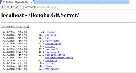 Cannot Access Local Bonobo Git Server Home Page On Iis Stack Overflow