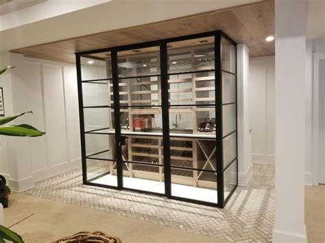 California Steel And Glass Wine Cellars Glenview Doors Front Entry