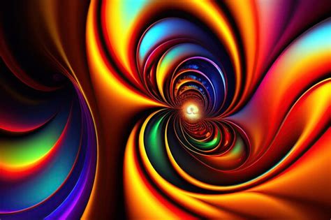 Premium Photo Abstract Fantasy Swirl Of Fractal Shapes Fantastic