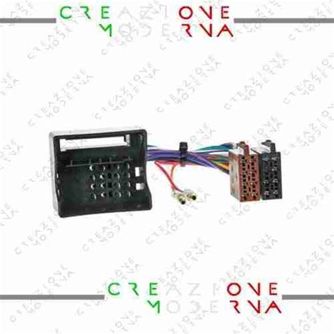 ADATTATORE CONNETTORE AUTORADIO ISO MERCEDES CLASSE A B C CLK ML