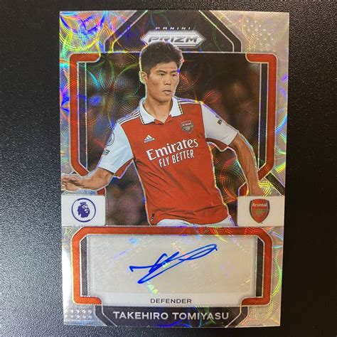 Yahooオークション 2022 23 Panini Prizm Epl Takehiro Tomiyasu Si
