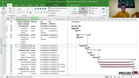 Monitoreo Y Seguimiento De Proyectos Microsoft Project Youtube