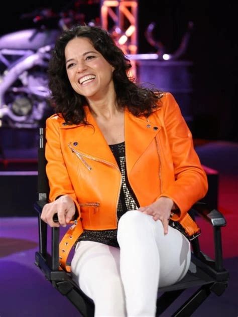 Michelle Rodriguez Orange Jacket Fast X Telemundo Center