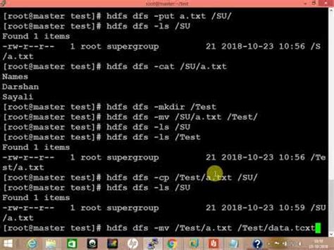 Hadoop Administration Commands Bench Marking And Enabling Trash YouTube