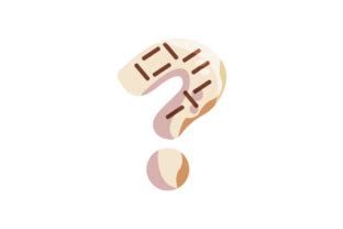 Donut Icon Question Mark Clipart Graphic By Goodtimeartsy Creative Fabrica