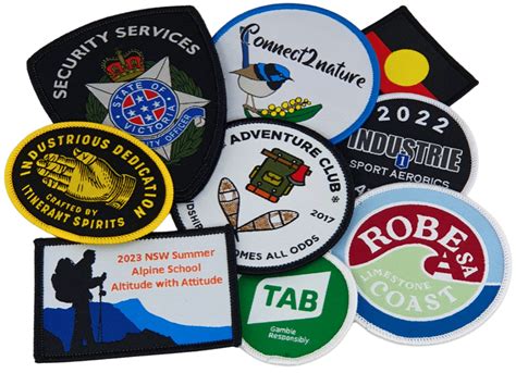 Woven Patches Inspiring Unique Design Sew Printed Labels