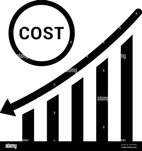 Cost Minimization Icon Flat Style Vector Eps Use In Infographicsweb