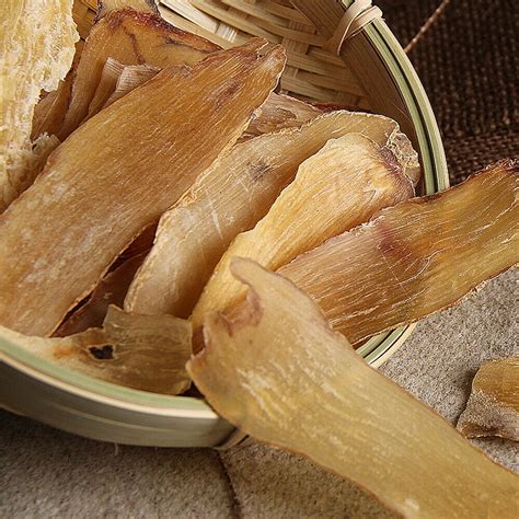 Organic Wild Tian Ma Gastrodia Tuber Root Slices Rhizoma Gastrodiae